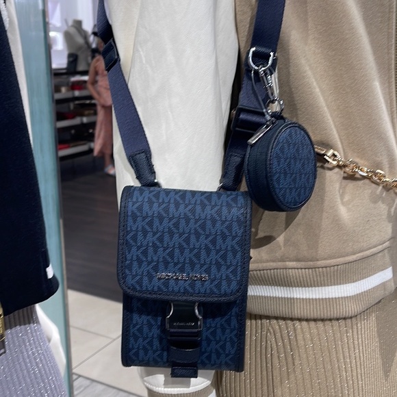 Michael Kors | Bags | Michael Kors Cooper Slim Phone Crossbody Bag Coin ...